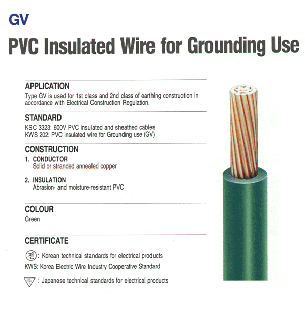상용되는 전선 및 케이블의 종류별 외형도 및 특성 (LG전선 기준) : 네이버 블로그